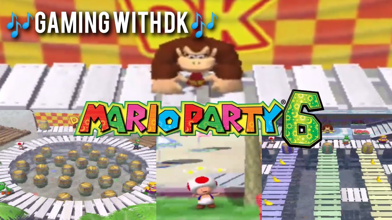 Mario Party 6 "Gaming with DK" minigames - YouTube