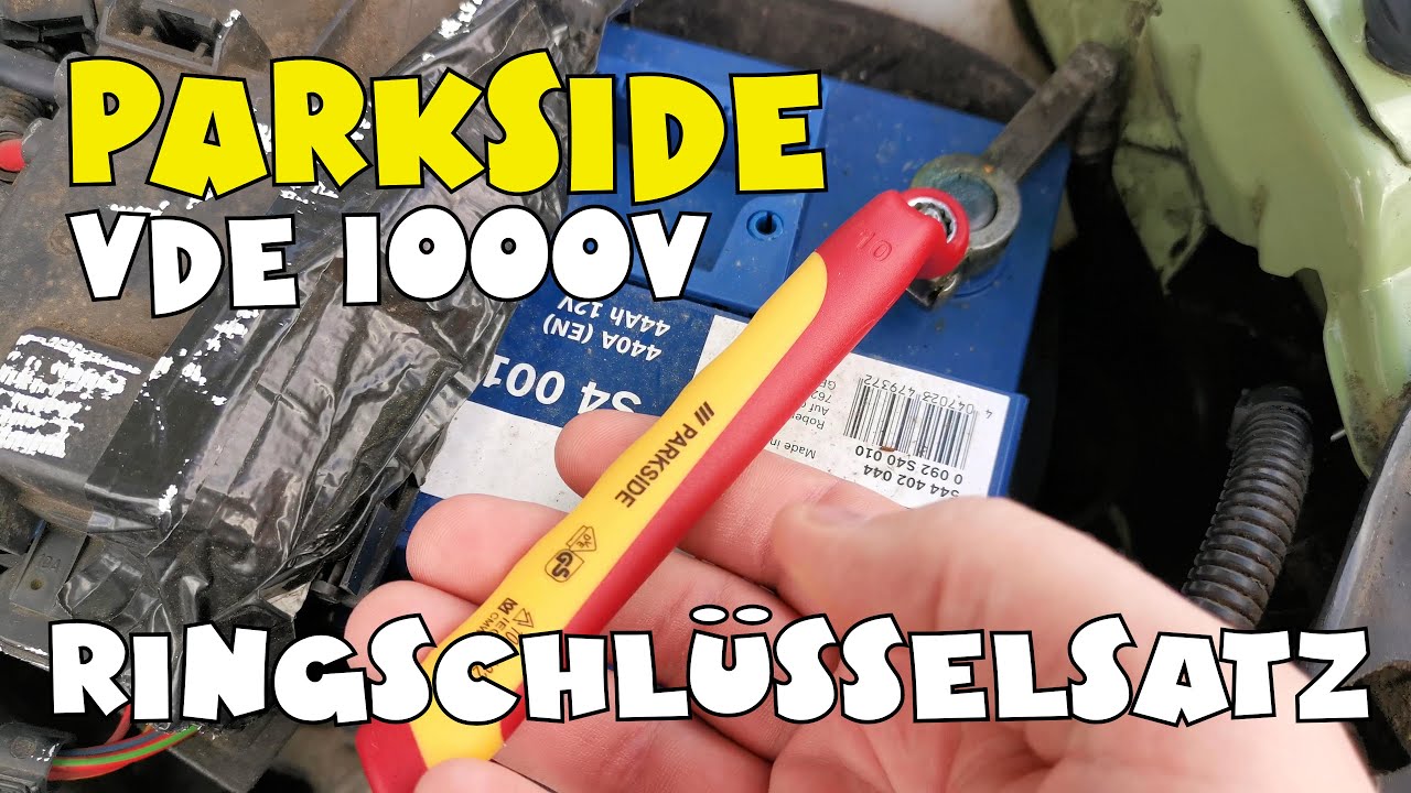PARKSIDE® Ringschlüsselset VDE, 7-teilig, 1000V - YouTube