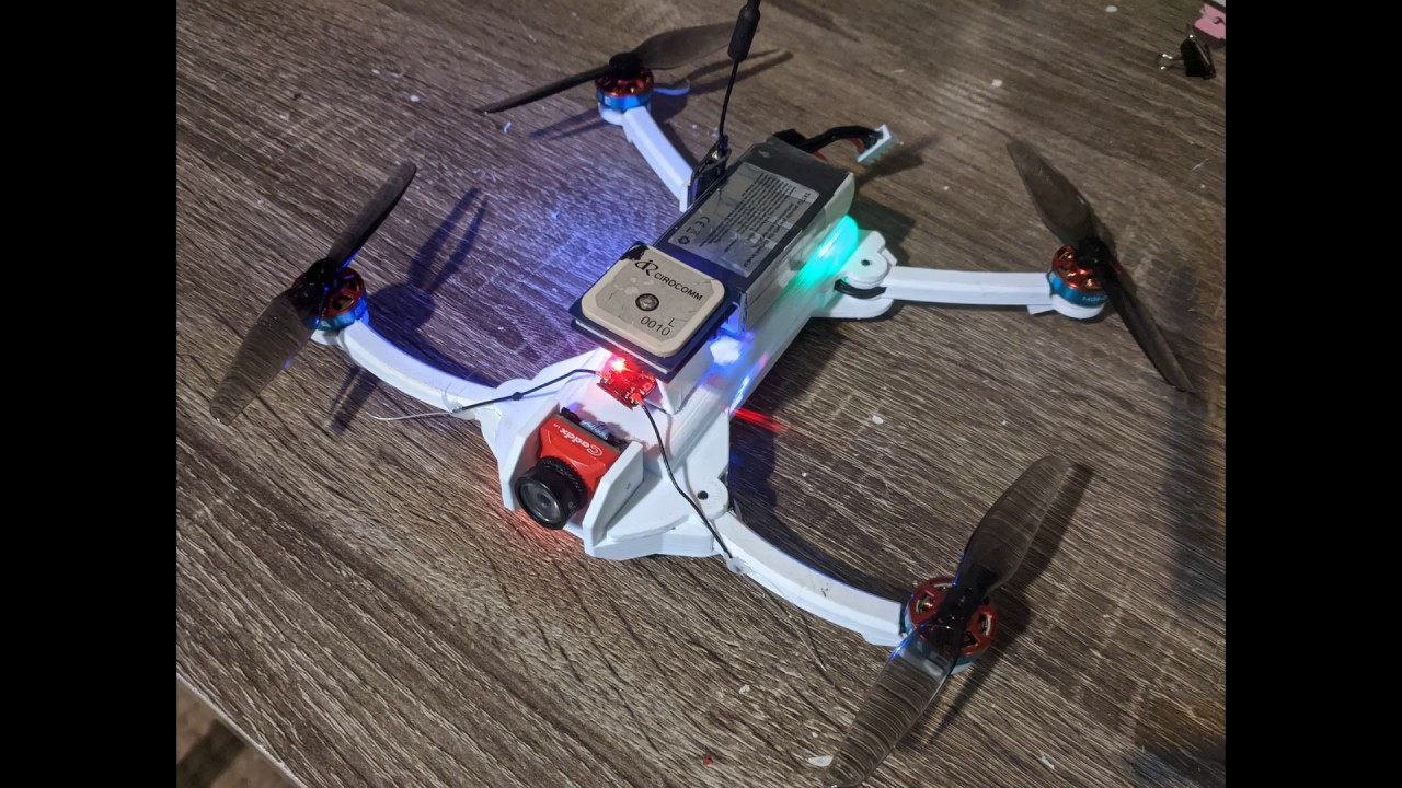3D Printed folding drone - YouTube