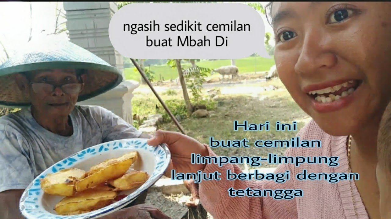 buat cemilan simpel enak yaitu Limpang-limpung - YouTube