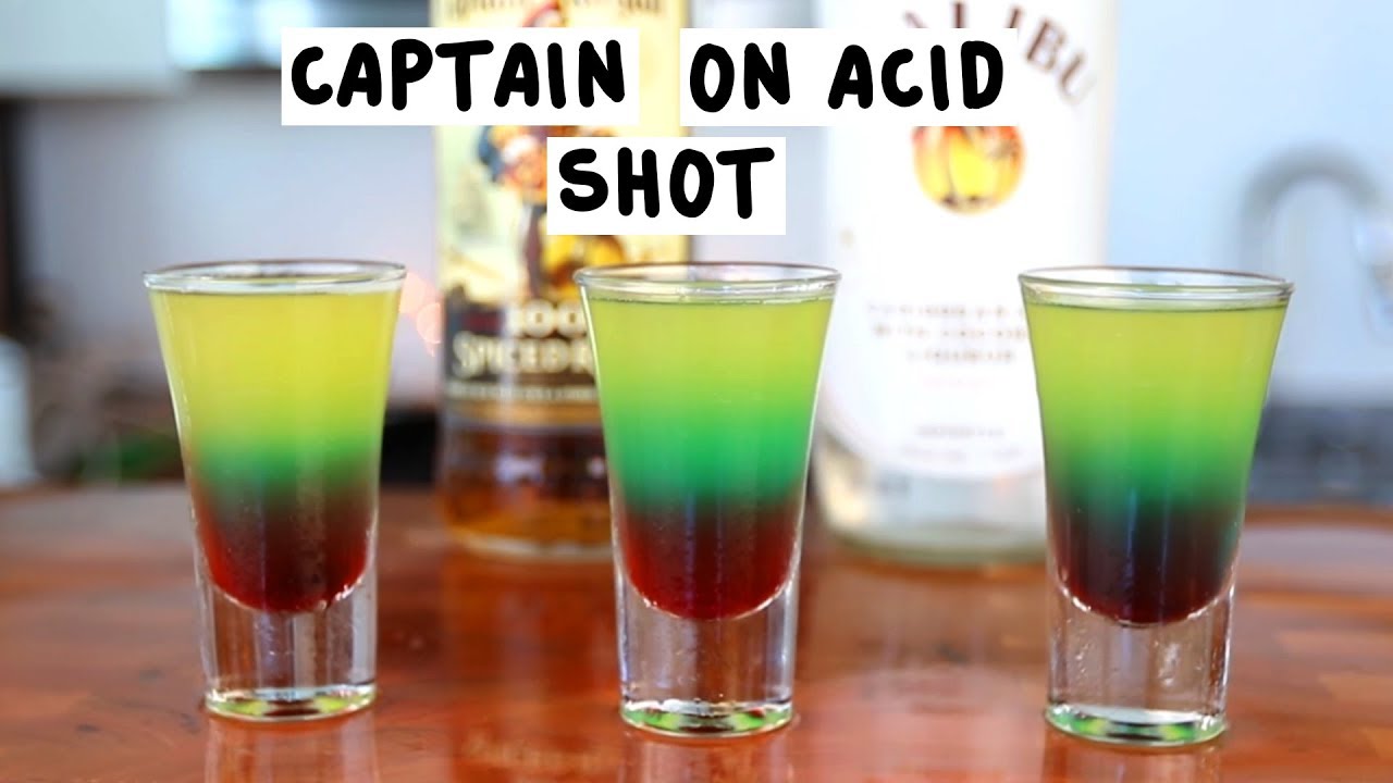 Captain on Acid Shot - Tipsy Bartender