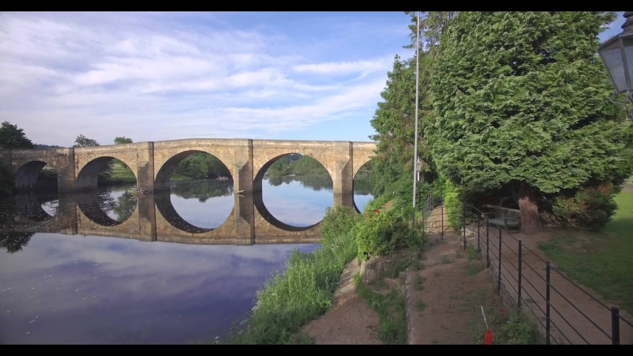 The George Hotel, Chollerford. Shot with a dji phantom 3 professional ...
