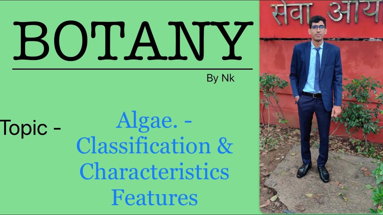 Algae Classification || Botany for Assistant Professor || Botany by Nk ...