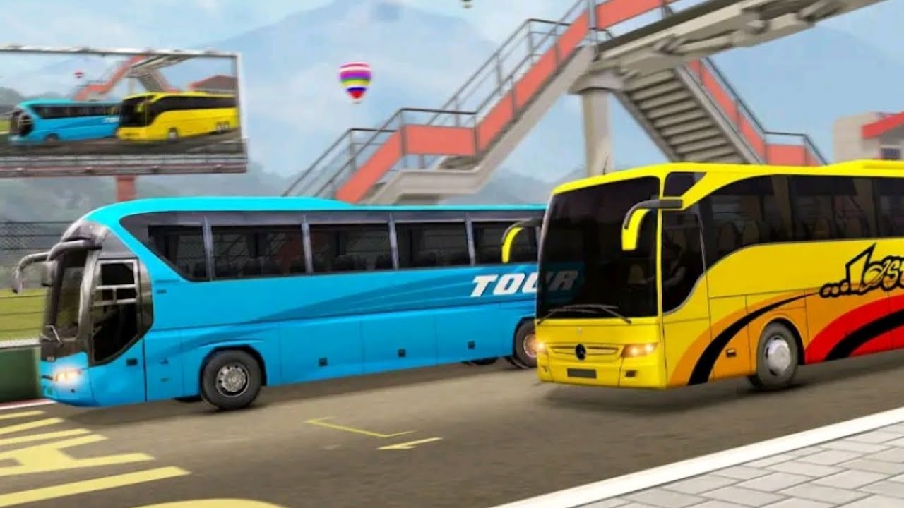Bus Race Simulator Bus Driving Race Game - Android Gameplay HD - YouTube