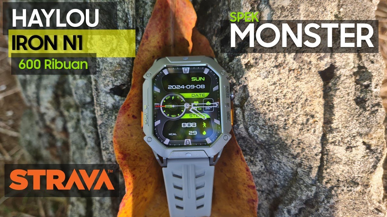 HAYLOU IRON N1 FULL REVIEW - Smartwatch 600 Ribuan, Spek Monster ...