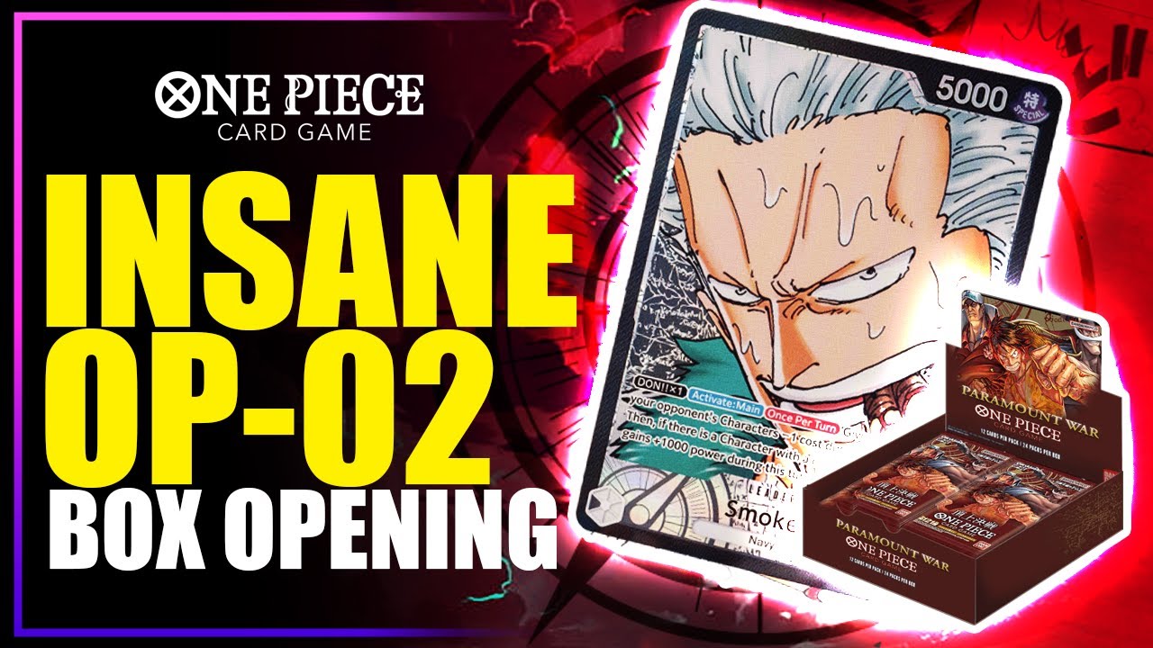 THE FIRST OP-02 BOX OPENING! CAN WE PULL AA SMOKER? - YouTube