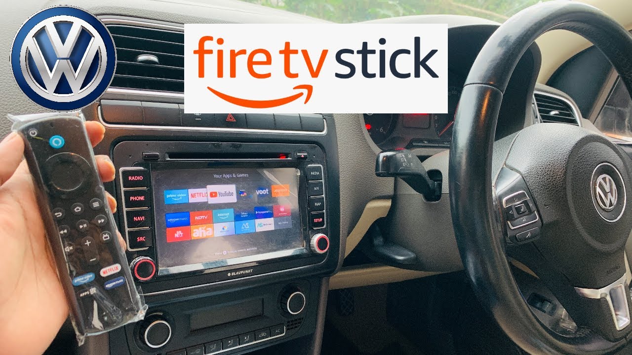 Amazon fire tv stick In Car - VW Vento - YouTube