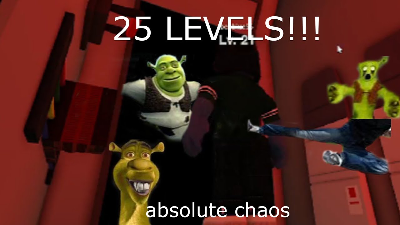 25 levels of Shrek in the backrooms in one video wow - YouTube