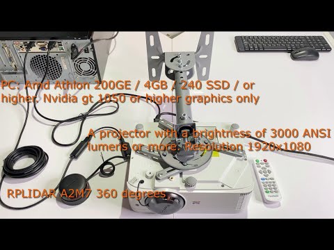 CALIBRATION LIDAR TRACKER on the interactive wall. Magicdynamics software - YouTube