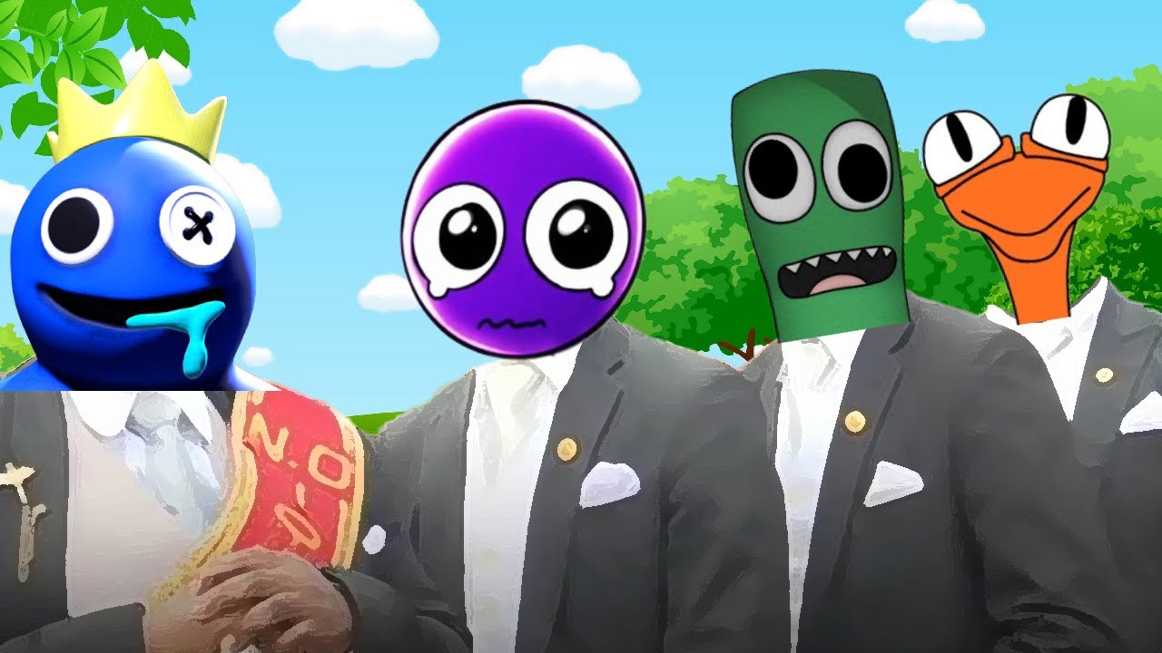 The Rise of Purple Rainbow Friends Roblox - Coffin Dance Song (COVER ...