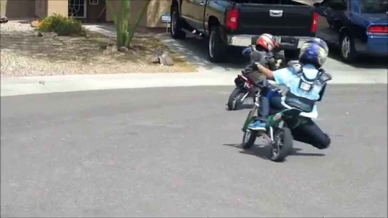 Kids Motorcycle Race VLOG 11 JoKeR Racing Brothers - YouTube