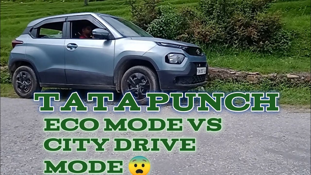 tata punch🔥🔥 Eco Mode Vs City Drive Mode || tata punch ka dhuwa nikal ...