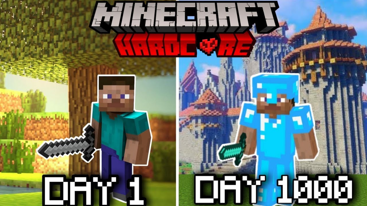 Minecraft 1000 Days Hardcore Survival Series in Hindi with @ROMULS ...
