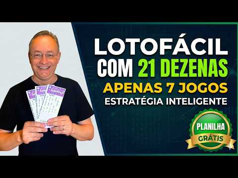 Poucos Sabem: Como Jogar na Lotofácil com 21 Dezenas em Apenas 7 Jogos