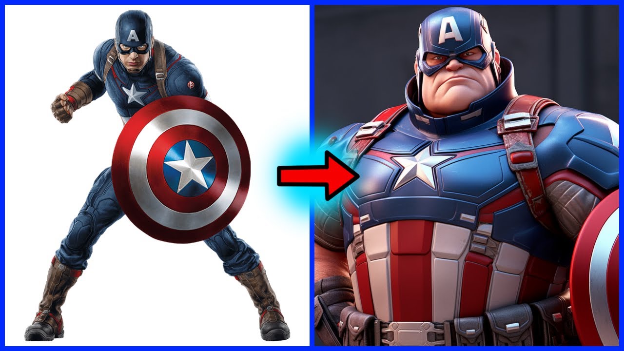 SUPERHEROES 🔥 but FatMan💥 All Characters (Marvel & DC). FULL VERSION ...