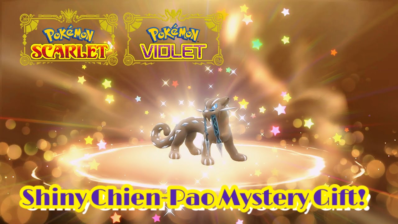 Get Your SHINY CHIEN-PAO NOW! - Pokémon Scarlet & Violet Mystery Gift ...
