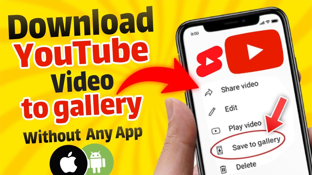 (EASY) How To Download Your Own YouTube Videos to Phone's Gallery ...