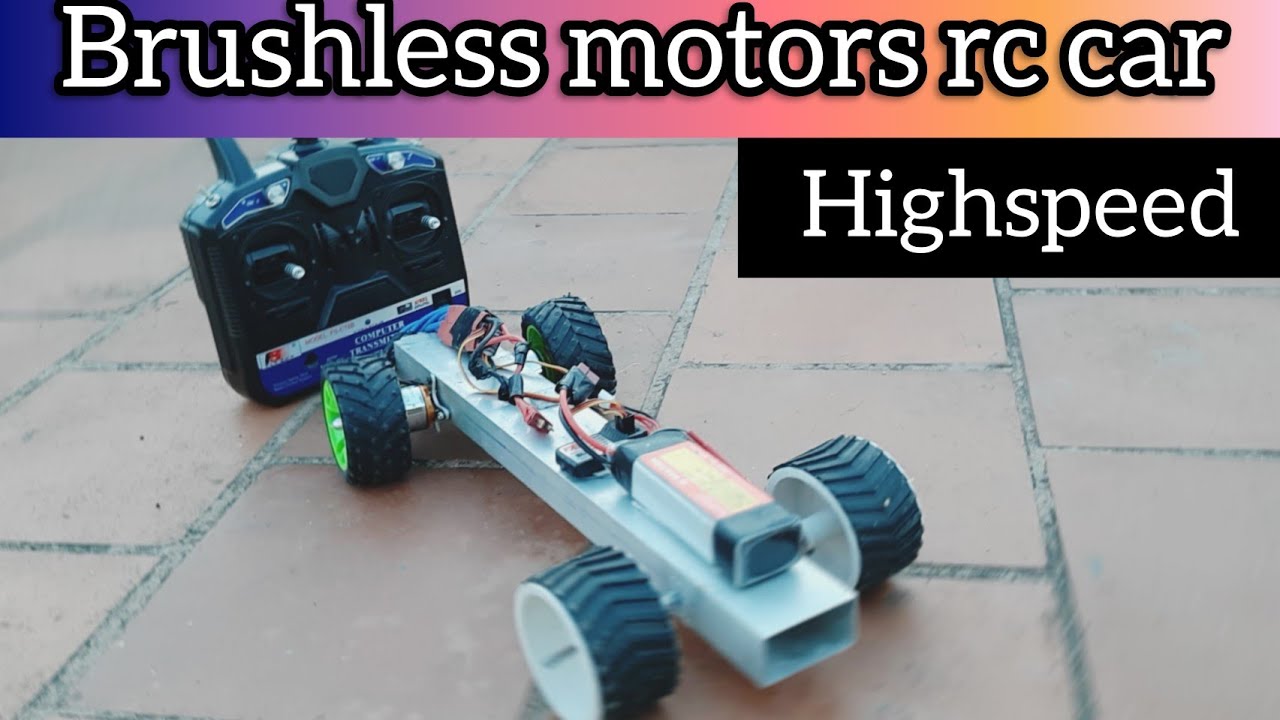 How to make highspeed rc car using brushless motor - YouTube