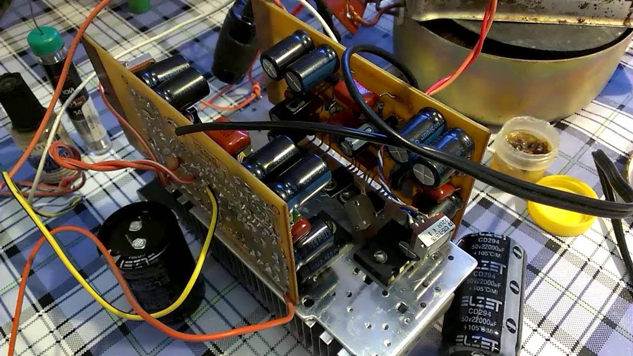 ОТЗЫВ Самодельный УНЧ оплеуха микрухам с сайта cxem.net - YouTube