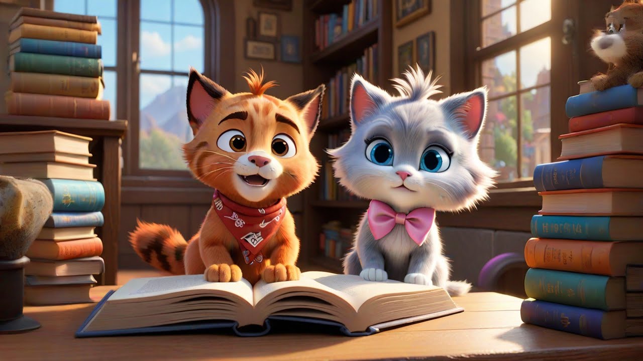 Four Dancing Cats Learn to Read | Reading & Phonics Song for Kids ...