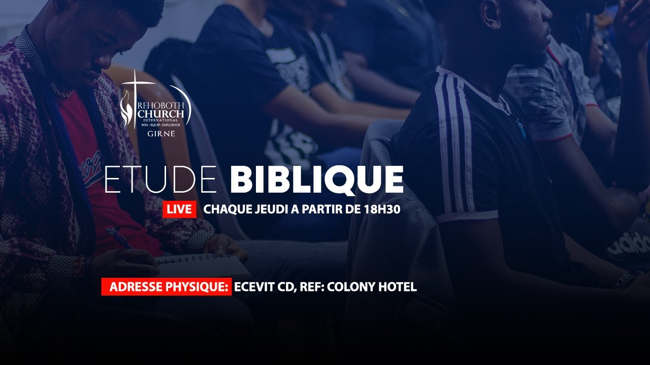 CULTE D'ETUDE BIBLIQUE || PASTEUR SHEKINAH BOKE || L’ APPEL DE DIEU ...