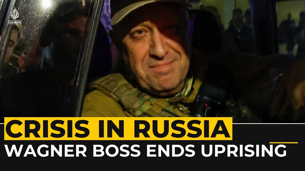 Wagner boss calls off march on Moscow; agrees to exile in Belarus - YouTube