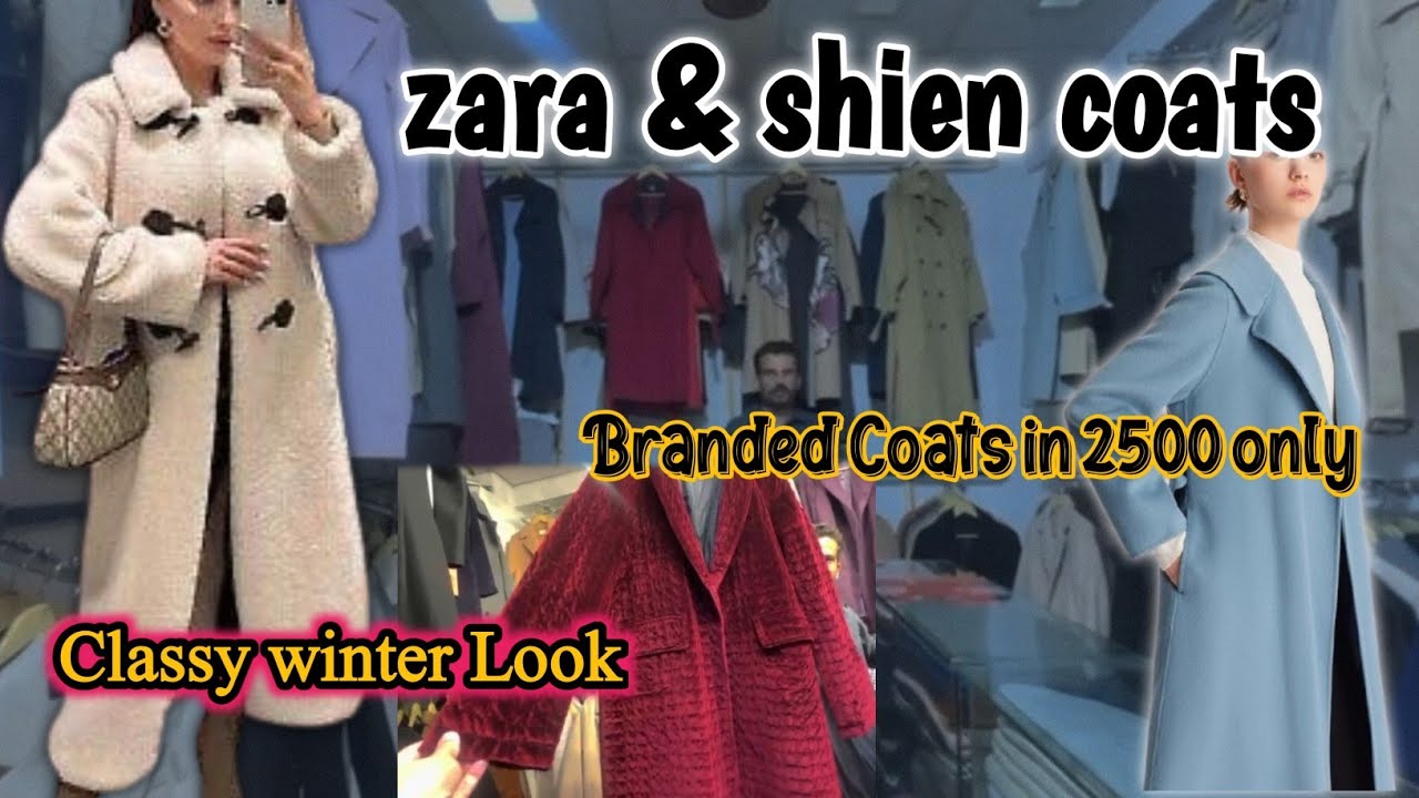 Hidden shopping spot/zara & Shien original coats for winter ️/Classy ...