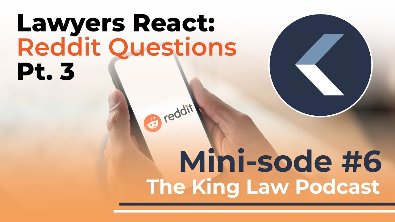 Lawyers React to Reddit Questions - Part 3 #reddit #podcast #attorney # ...