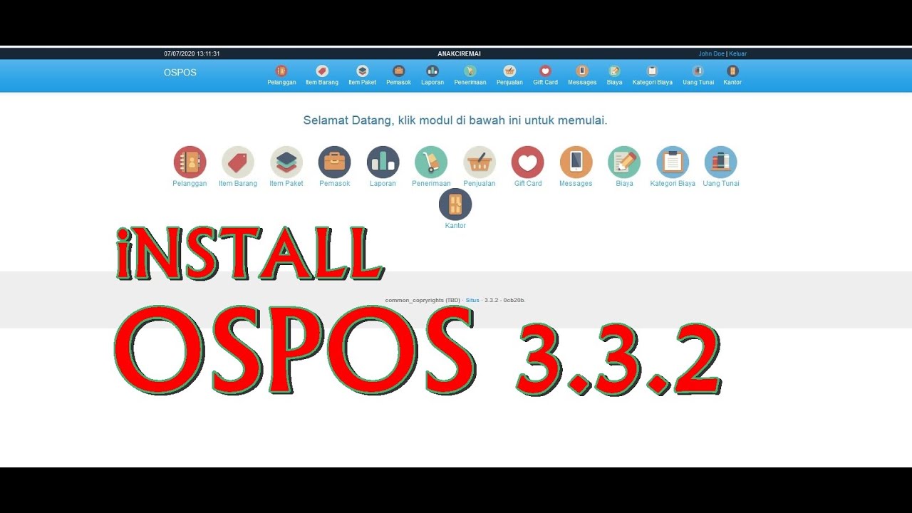 Install Open Source Point Of Sale OSPOS 3.3.2 - YouTube