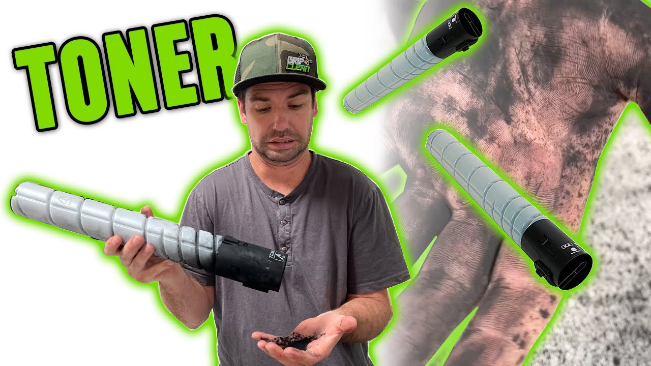 Watch me explode this Konica Minolta Printer Toner Cartridge! - YouTube