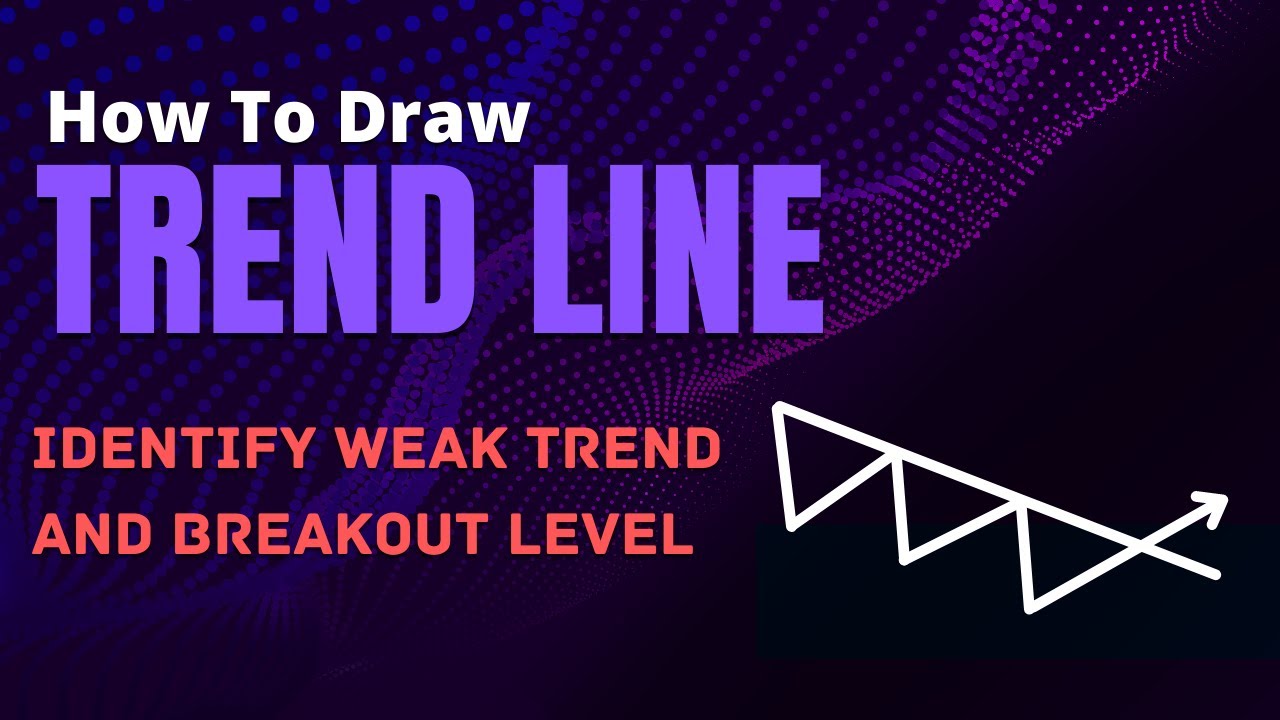How to draw trend line | Identify weak trend and breakout level ...