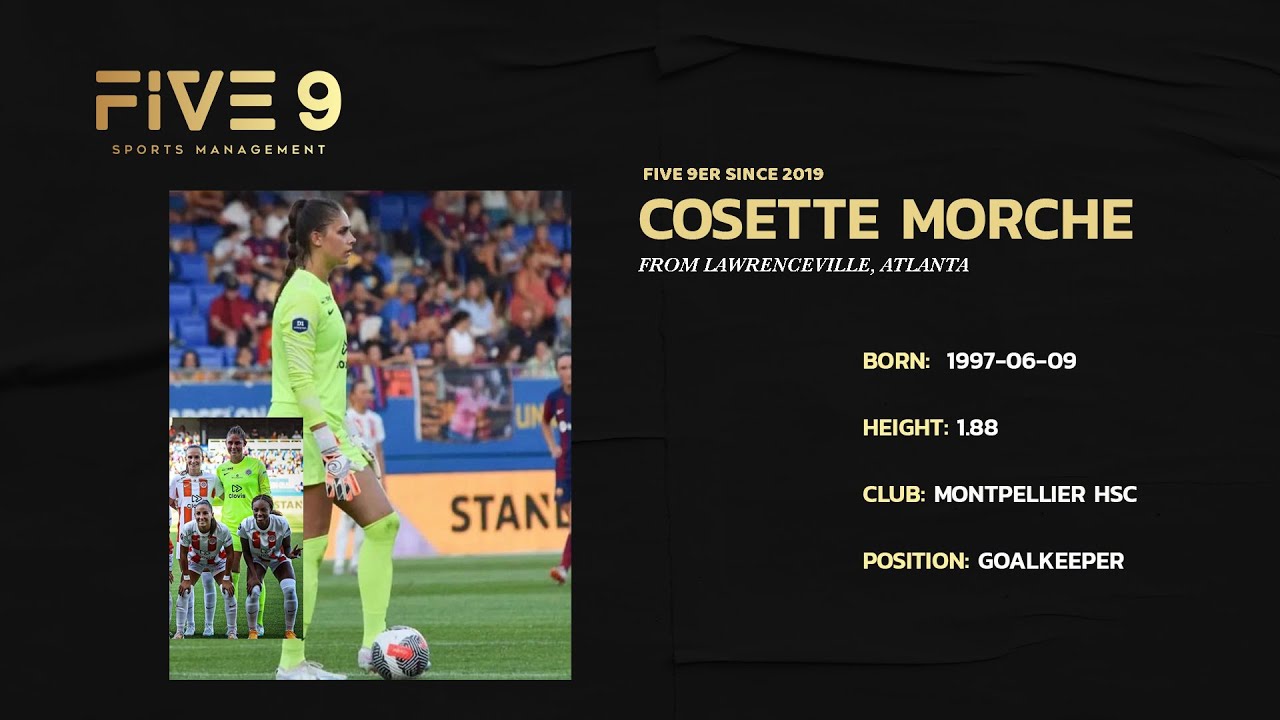 Cosette Morché - Goalkeeper - 1.88m tall - YouTube