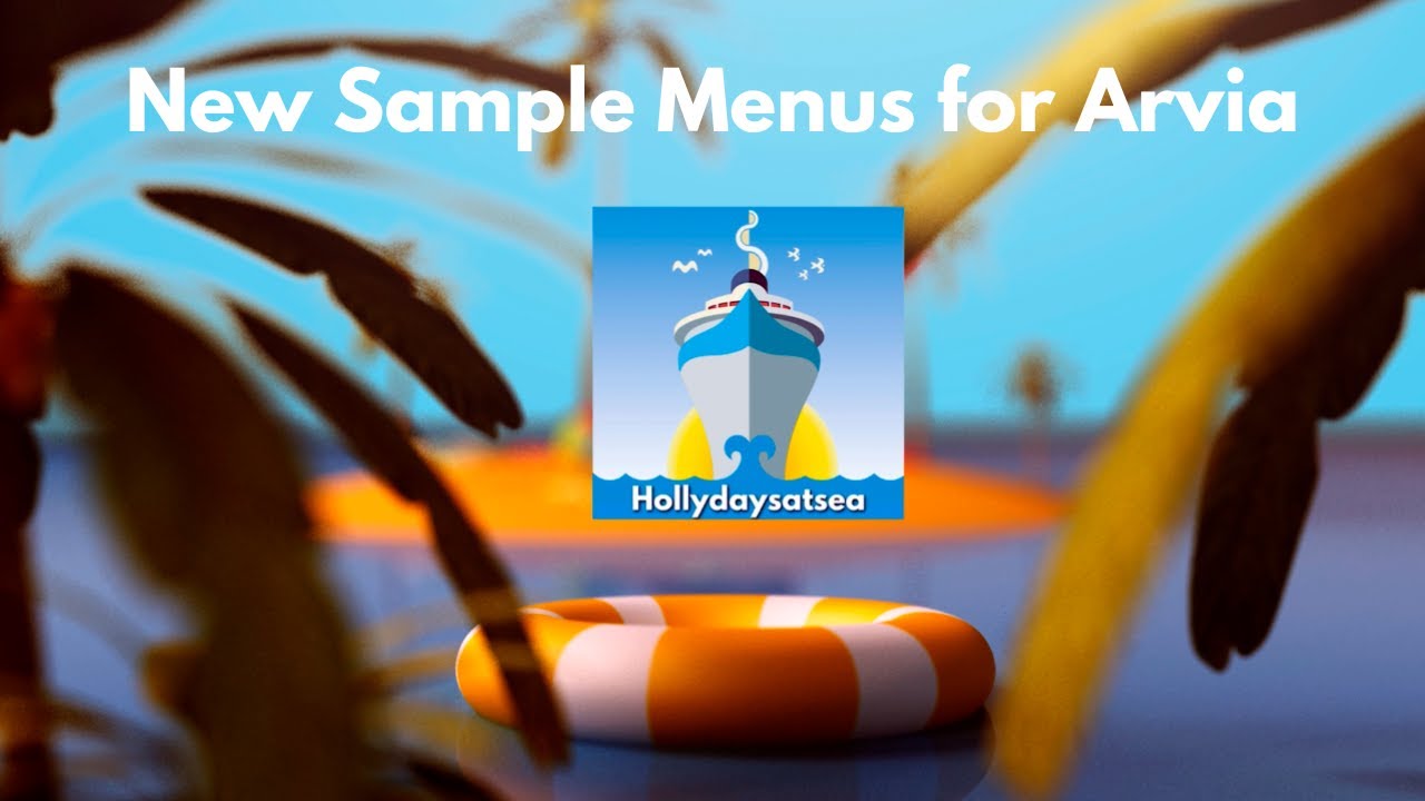 P&O Cruises Arvia Restaurants and Menus - Just Released - YouTube