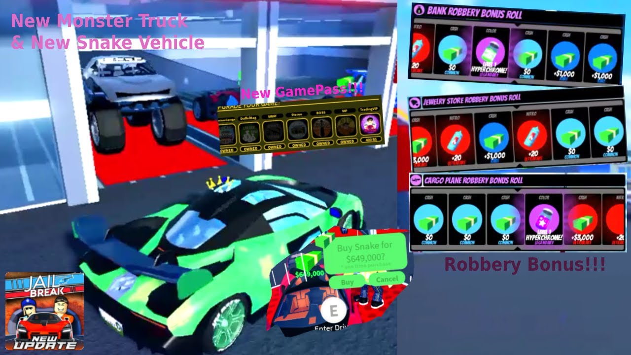 Jailbreak Update 7/2/22 | Jailbreak [Update!] | Roblox - YouTube