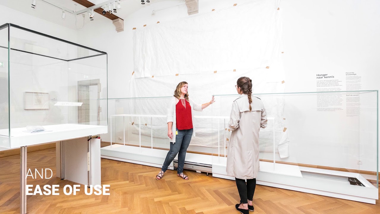 Meyvaert museum display cases at Hof van Busleyden - YouTube