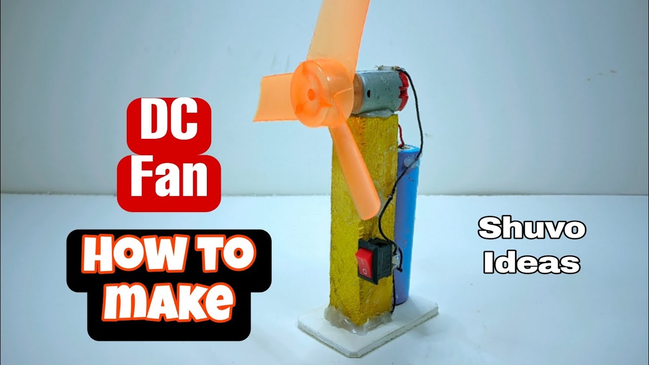 DIY mini Fan, How to make at home very easy | powerful mini fan. - YouTube