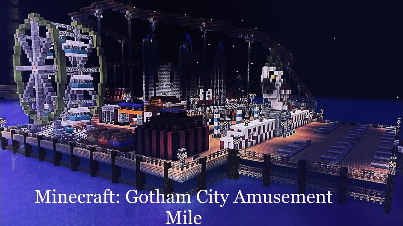 Minecraft: Gotham City Amusement Mile - YouTube
