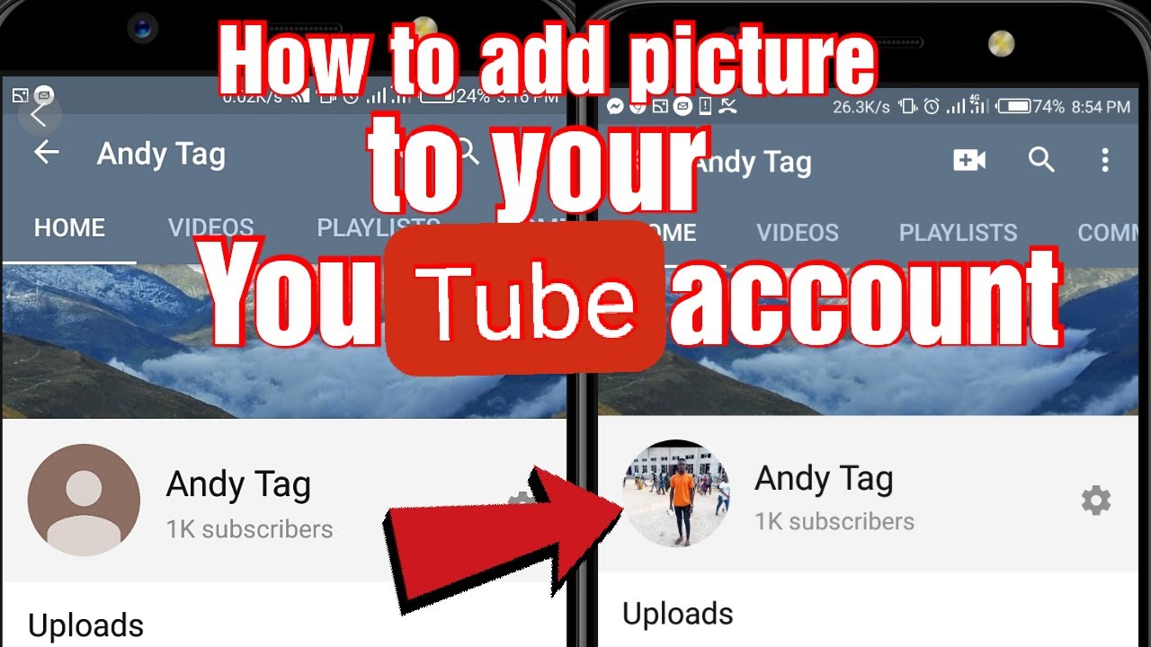 How To Add Picture To Your YouTube Account YouTube how-to-add-picture-to-your-youtube-account-youtube