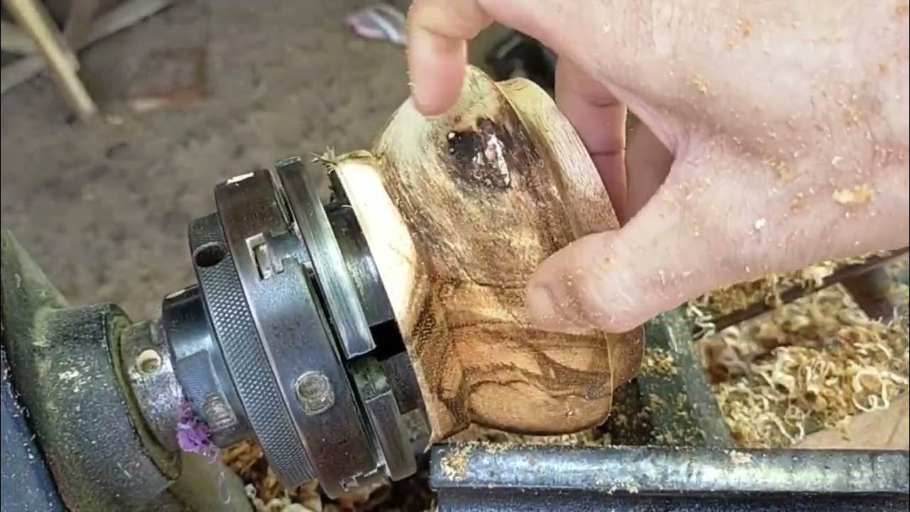 woodturning projects for beginner - easy wood turning - YouTube