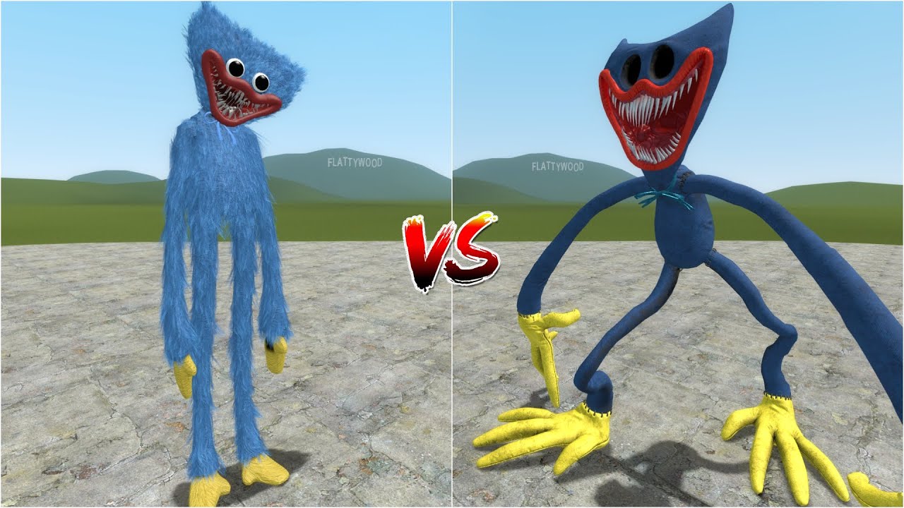 OLD HUGGY WUGGY VS NEW HUGGY WUGGY in Garry's Mod! - YouTube