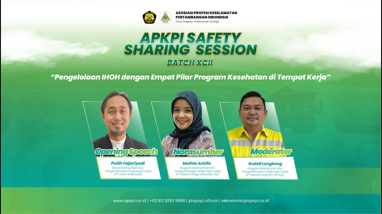 APKPI Safety sharing Session BATCH XCII - YouTube
