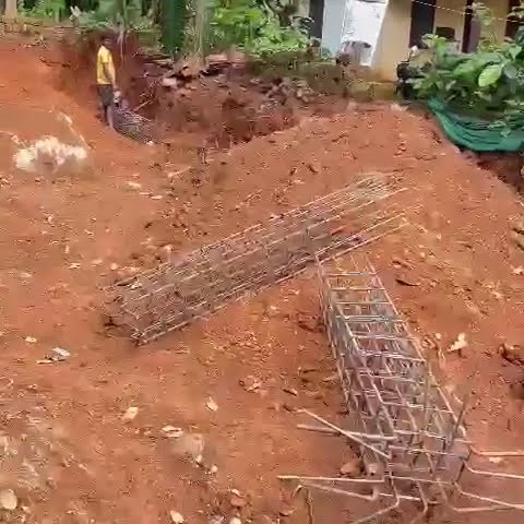 Footing work progressing - YouTube