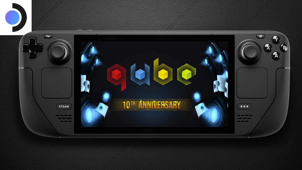 Q.U.B.E. 10th Anniversary Epic Game Store Steam Deck Handheld Gameplay ...