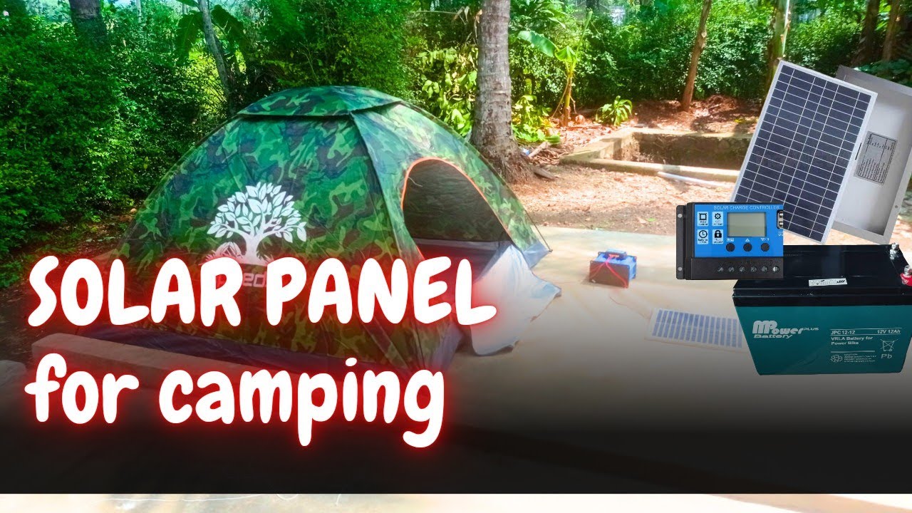 DIY Portable SOLAR PANELS for Camping - YouTube