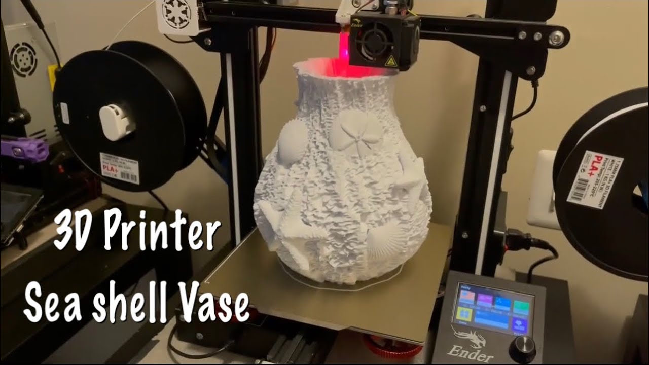 3D Printer|Wow Amazing! How To Make A Sea Shell Vase|Creality| - YouTube