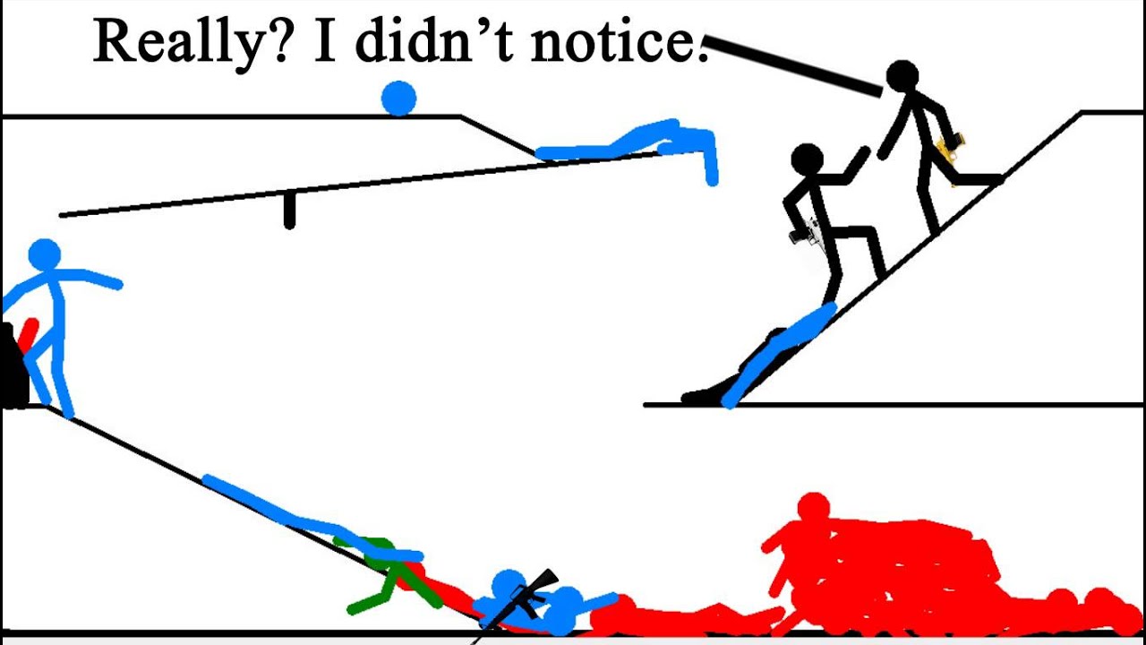 STICKMAN ZOMBIE FIGHT - YouTube