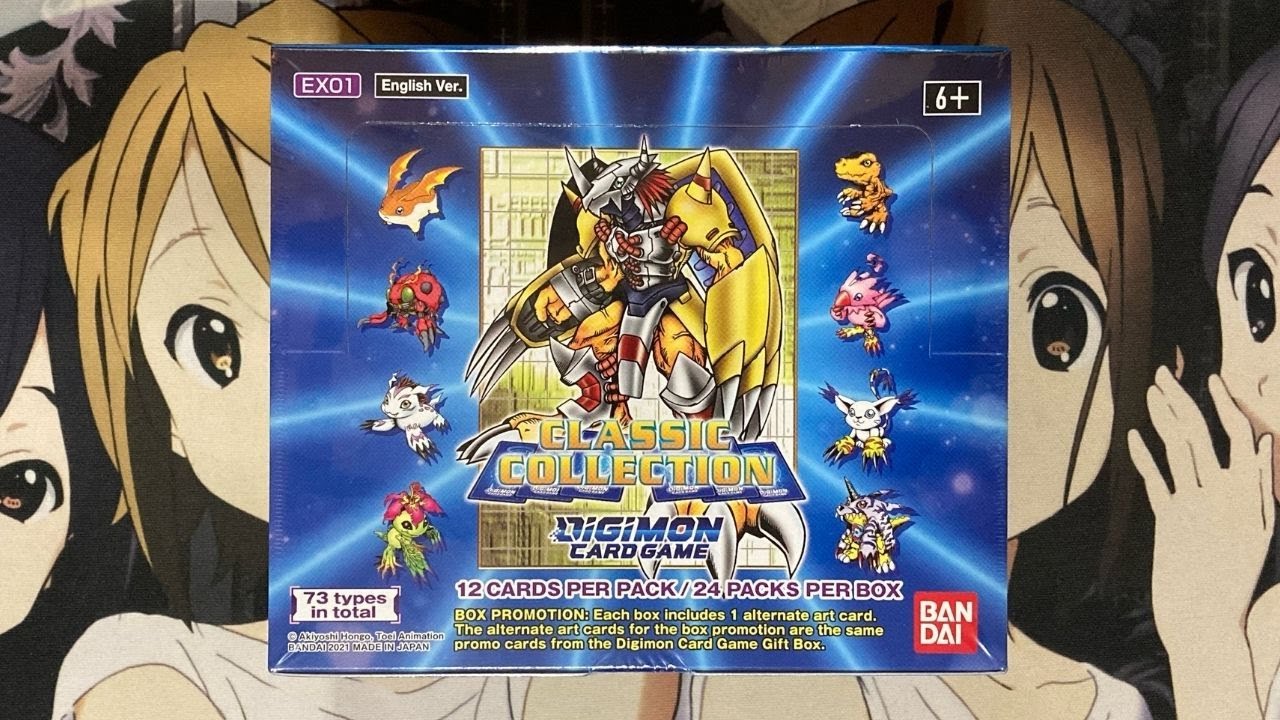 Opening My Digimon Card Game Classic Collection Booster Box English ...