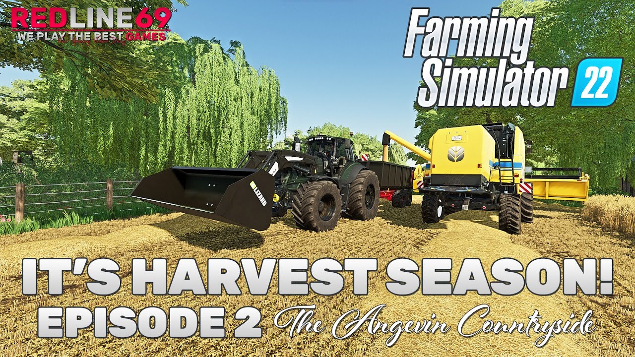 It's Harvest time! | Episode 2 | FS22 Realistic Gameplay | Redline69 ...