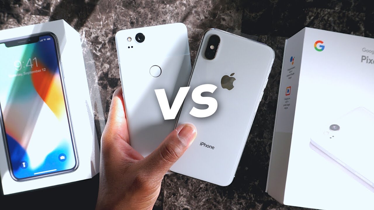 iPhone X vs Pixel 2 Unboxing Experience (Silver/White) - YouTube