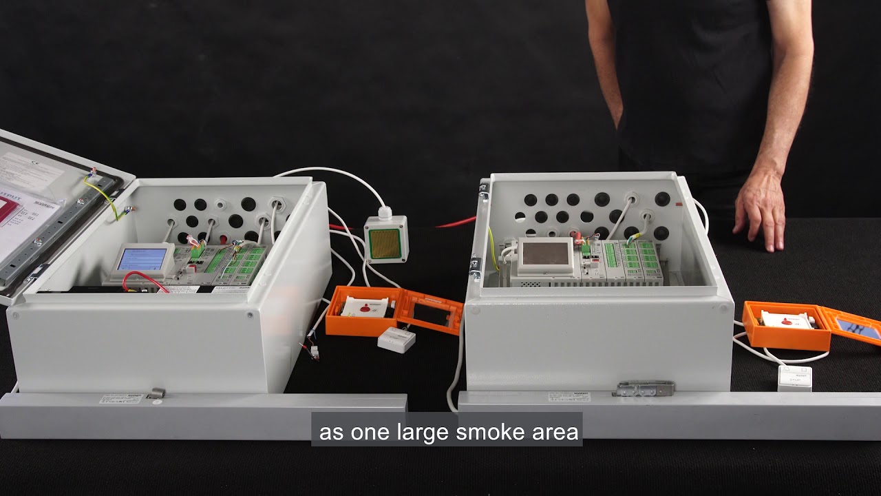 How to implement a large Smoke area using two FlexiSmoke™ control ...